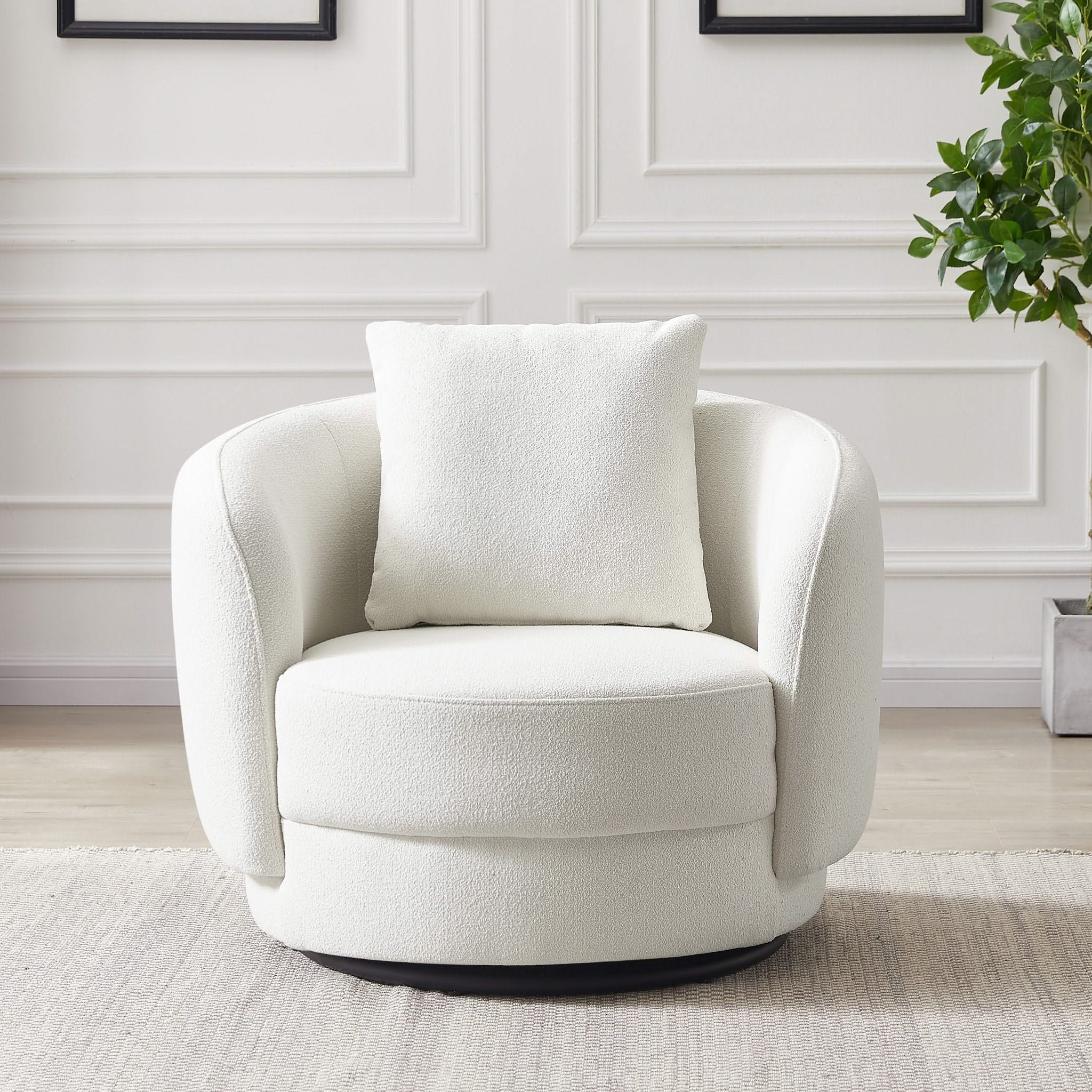 Dylan - Boucle Lounge Chair - | Free Shipping | Exclusive Furniture
