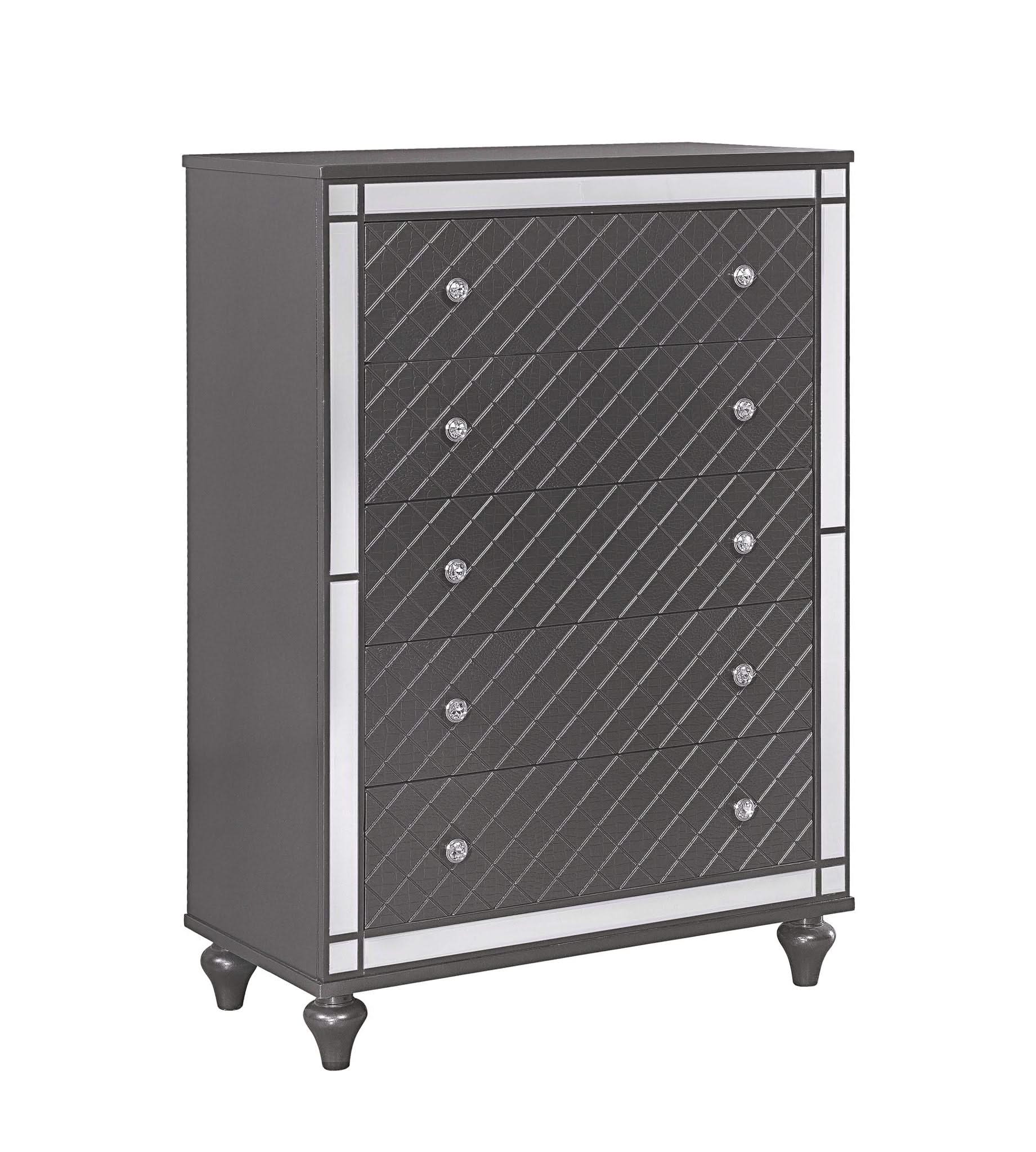 Refino - Chest - Gunmetal - | Free Shipping | Exclusive Furniture