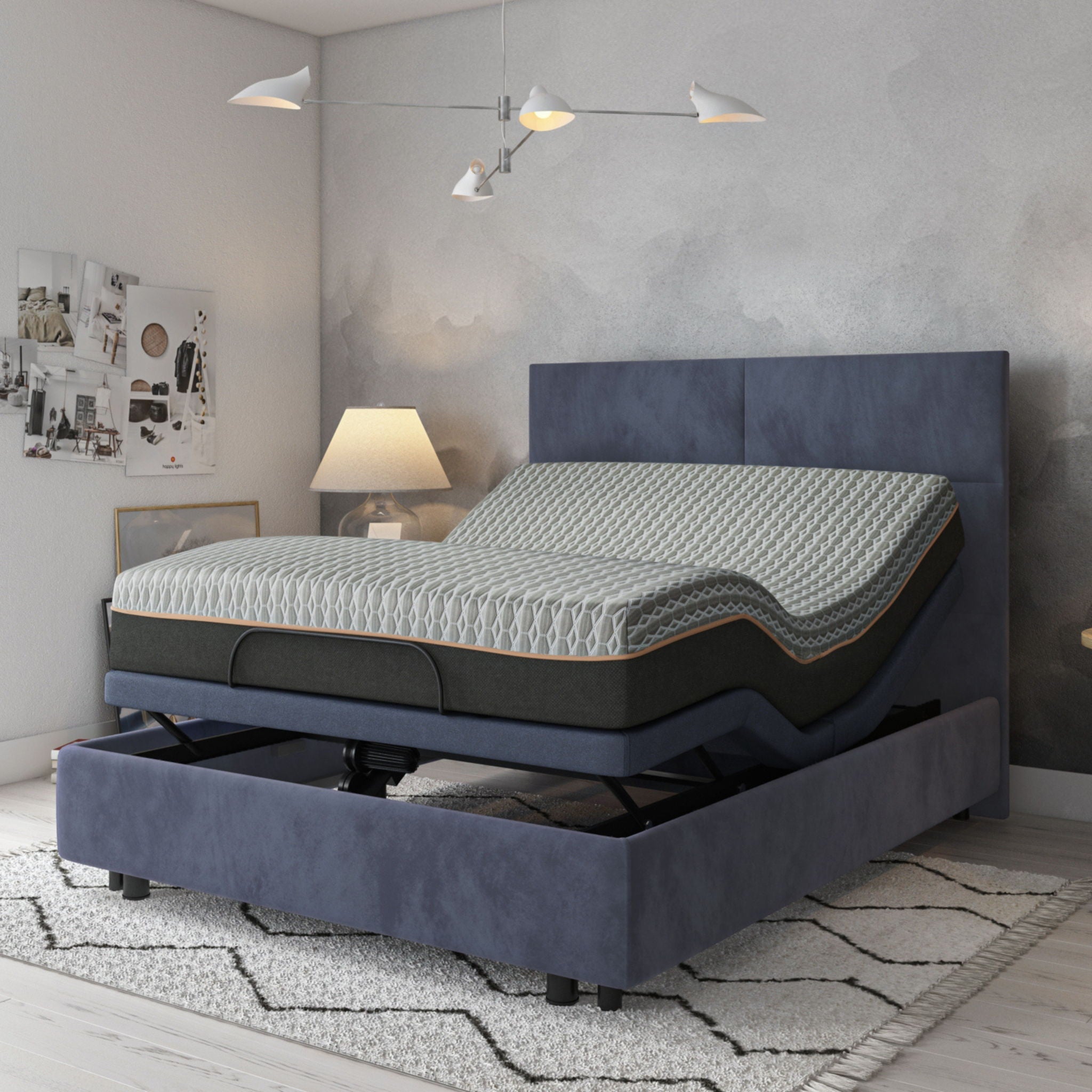 Bt3000 - Adjustable Bed Base With Head And Foot Position Adjustment ...