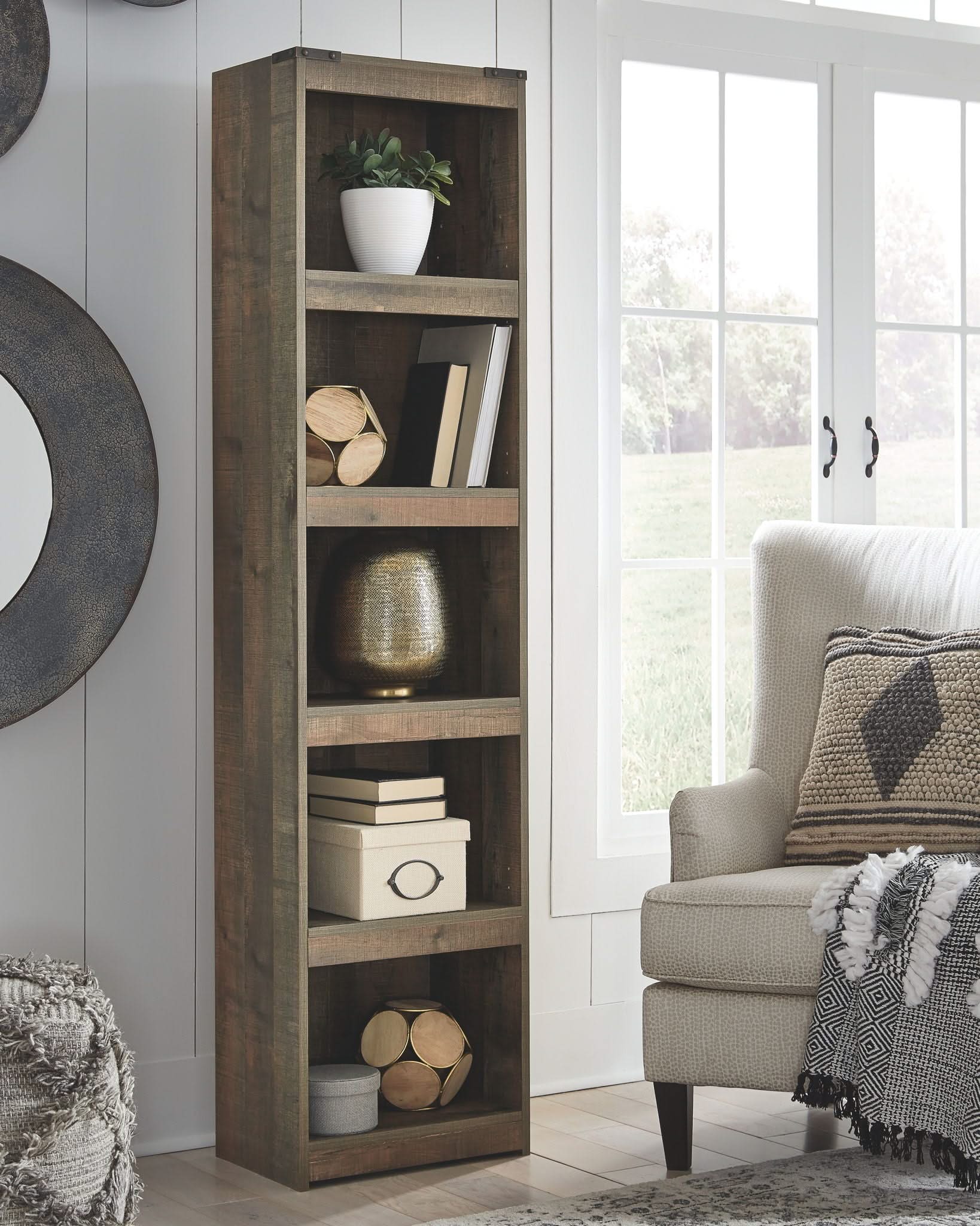 Trinell - Pier - Brown - | Free Shipping | Exclusive Furniture