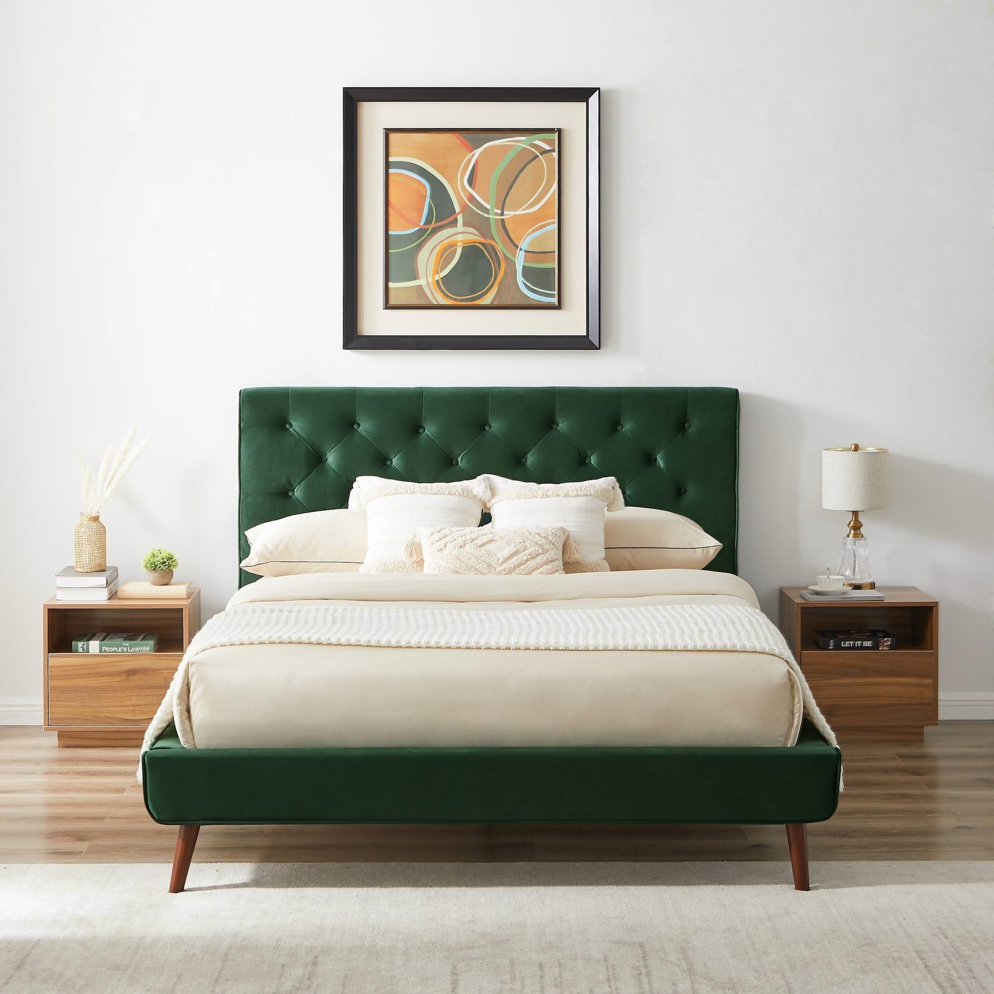 Dillon - Mid-Century Modern Platform Bed - | Free Shipping | Exclusive ...